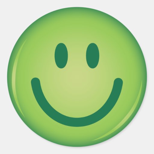 Carinha feliz verde - Imagui