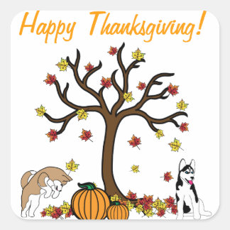 Thanksgiving Stickers, Thanksgiving Custom Sticker Designs