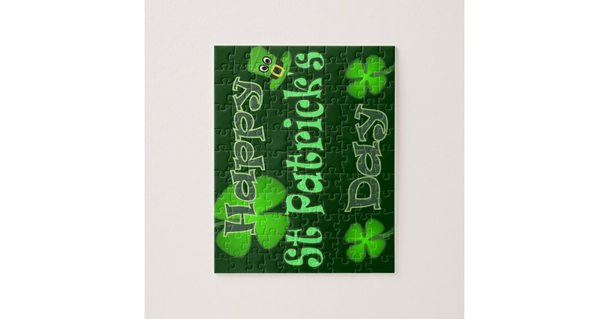 Happy St Patricks Day Jigsaw Puzzle | Zazzle
