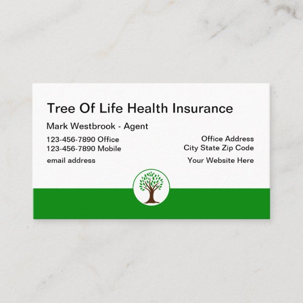 Life Insurance Agent Business Cards & Profile Cards | Zazzle CA