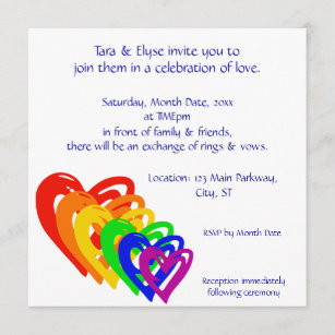 Commitment Ceremony Invitations | Zazzle CA