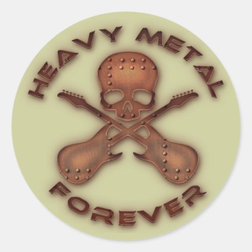 Heavy Metal Stickers | Zazzle CA