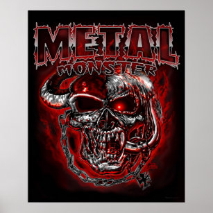 Heavy Metal Posters, Prints & Poster Printing | Zazzle CA