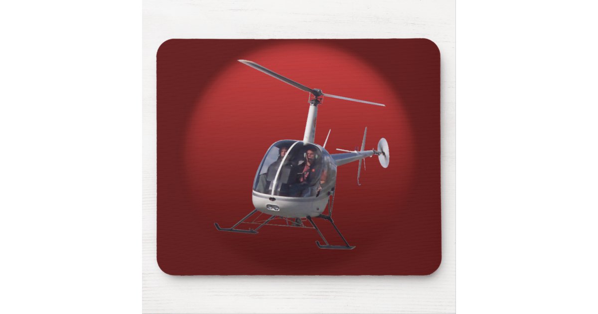 Helicopter Mousepad Flying Chopper Helicopter | Zazzle