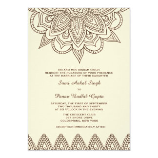 Henna Invitations & Announcements | Zazzle Canada