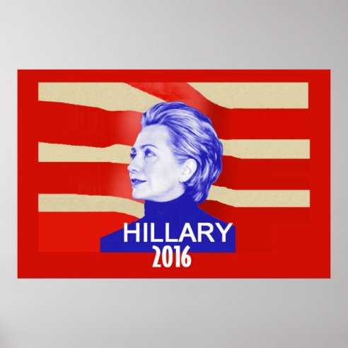 Hillary Clinton Posters, Prints & Poster Printing | Zazzle CA