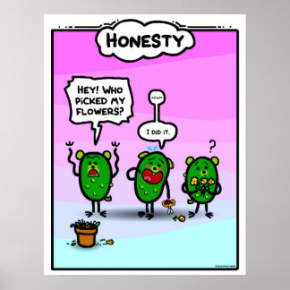 Honesty Posters | Zazzle Canada