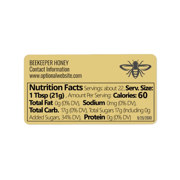 Honey Labels | Zazzle.ca