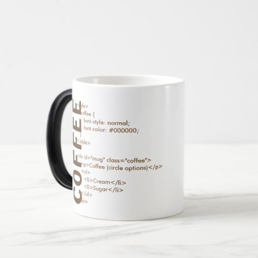 HTML Coffee Mug | Zazzle