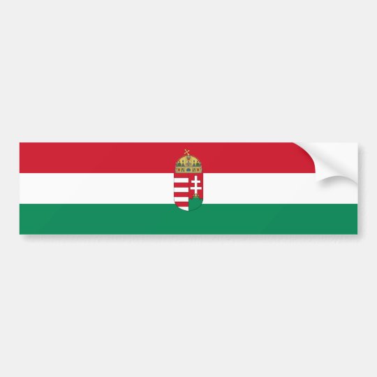 Hungary/Hungarian 1940 Flag Bumper Sticker | Zazzle.ca
