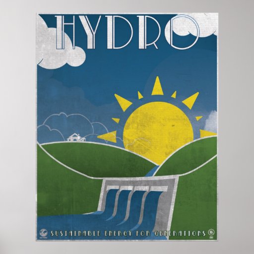 Hydroelectricity Poster | Zazzle