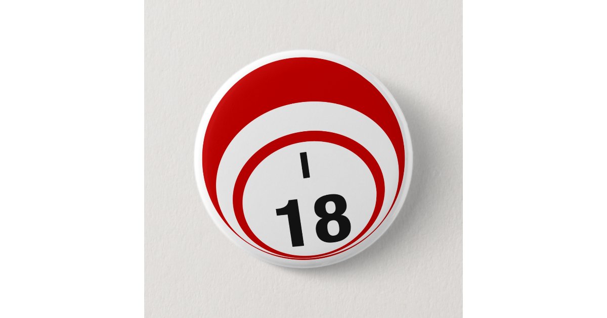 I18 Bingo Ball button | Zazzle