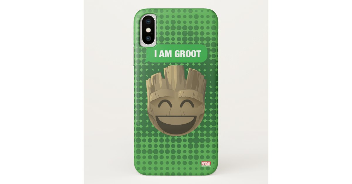 "I Am Groot" Text Emoji Case-Mate iPhone Case | Zazzle