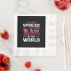 I Just Have The Best Husband In The World Napkin | Zazzle