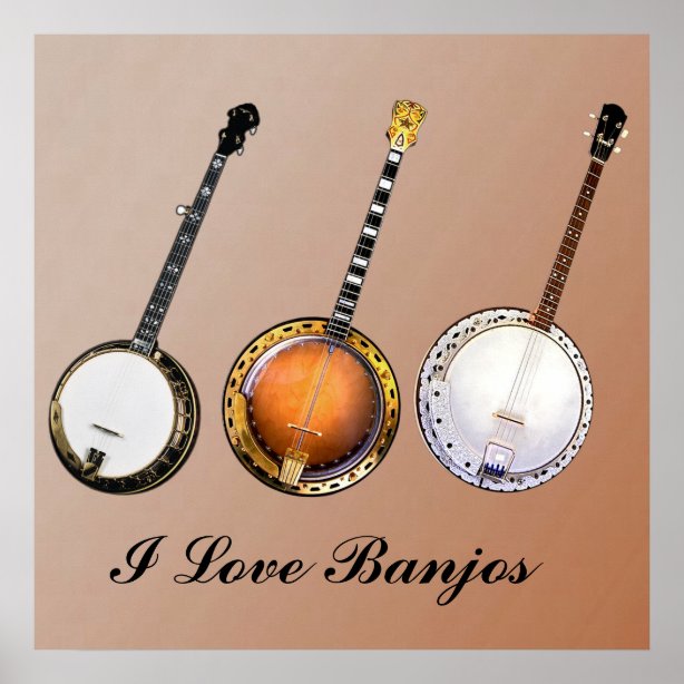 Banjo Art & Wall Décor | Zazzle.ca