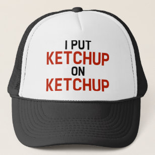 I Love Ketchup Hats & Caps | Zazzle CA