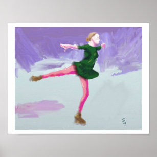 Figure Skating Posters, Prints & Poster Printing | Zazzle CA