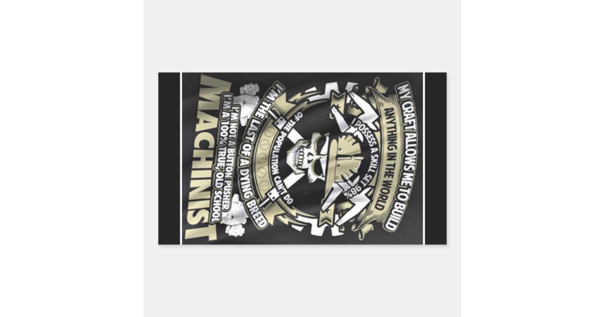 I'm a Machinist Sticker | Zazzle