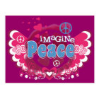 Imagine World Peace Postcard | Zazzle.ca