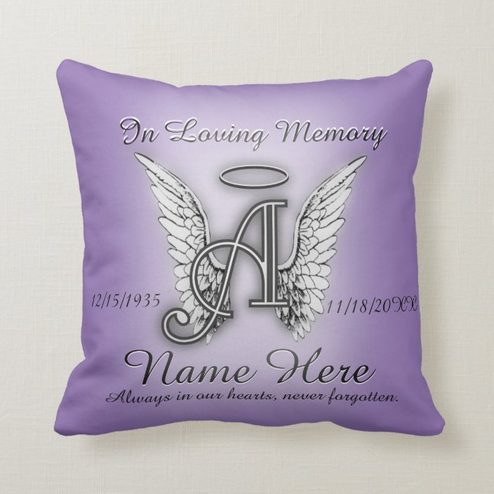 In Loving Memory Memorial Comfort Throw Pillow | Zazzle.ca