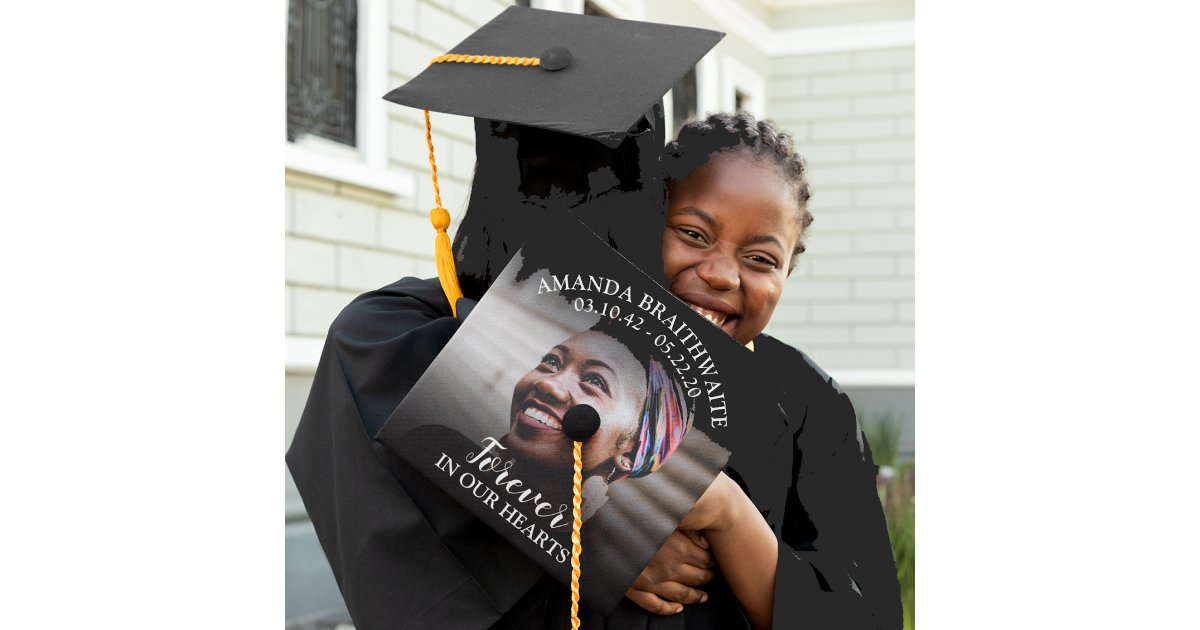 In Loving Memory | Photo | Memorial Graduation Graduation Cap Topper ...