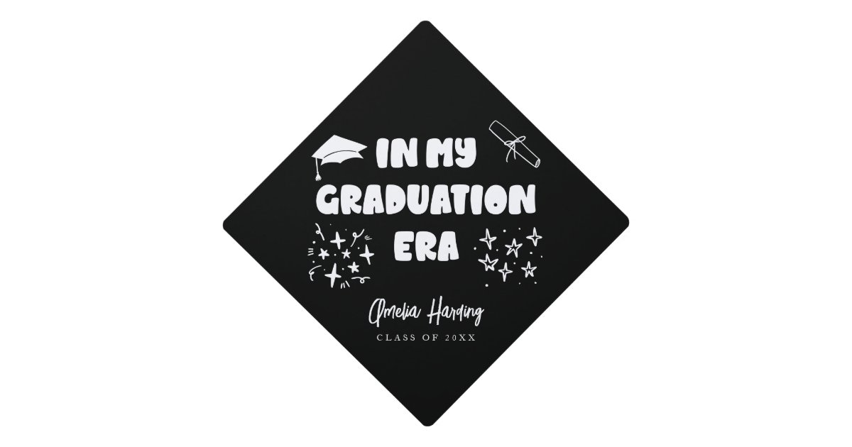 In My Graduation Era Graduation Cap Topper | Zazzle