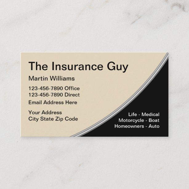 Life Insurance Business Cards & Profile Cards | Zazzle CA