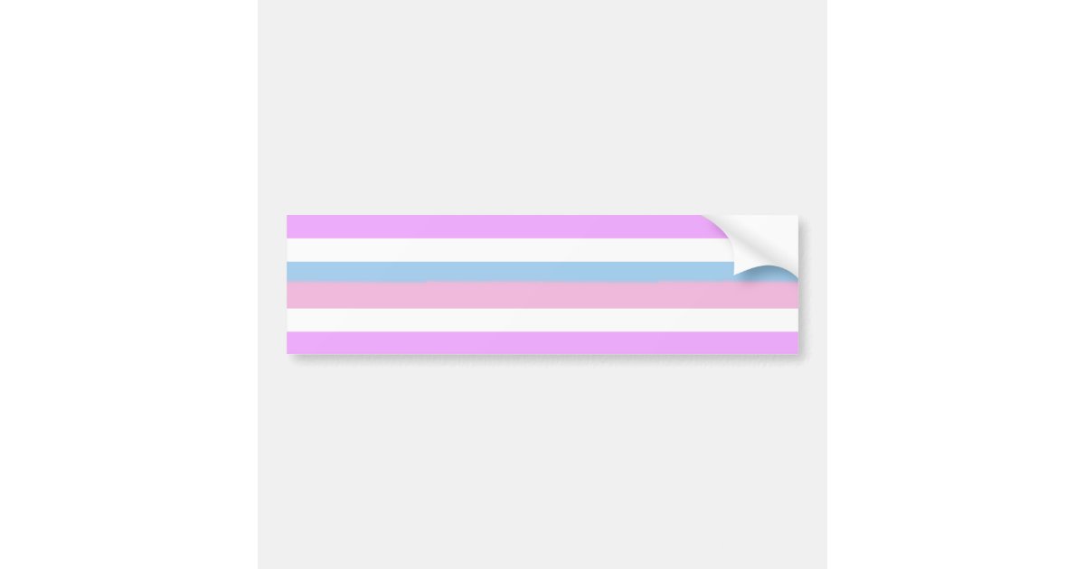 Intersex Pride Flag Bumper Sticker | Zazzle