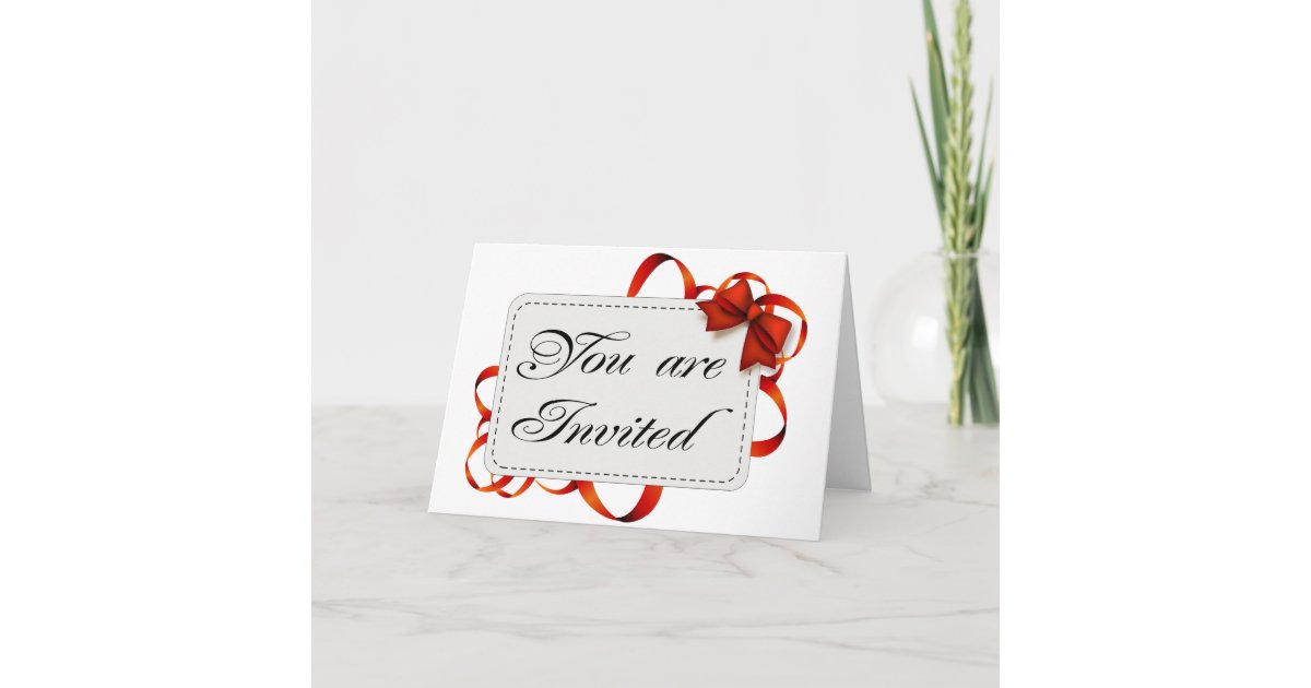 Invitation card >> You Are Invited | Zazzle