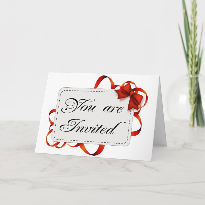 Invitation card >> You Are Invited | Zazzle.ca