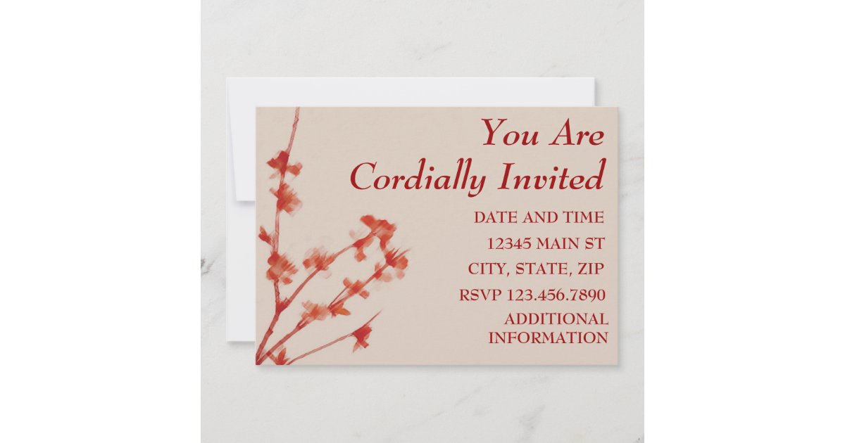 INVITATION VOUS ÊTES CORDIALEMENT INVITÉS | Zazzle.ca