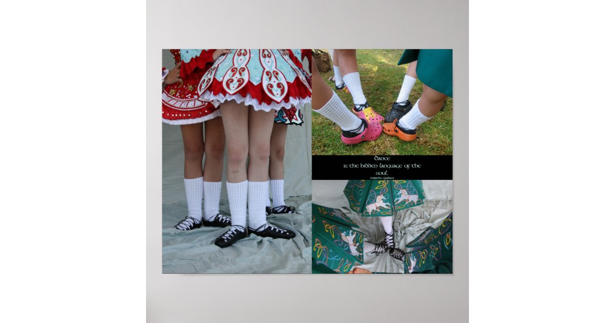 Irish Dance Soft Shoes Poster | Zazzle