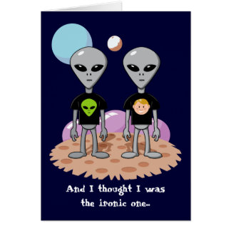 Alien Birthday Cards, Photocards, Invitations & More