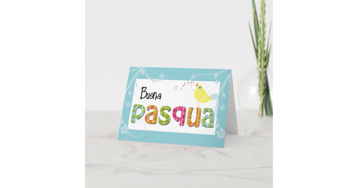 Italian easter greeting card | Zazzle