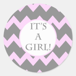 Its A Girl Stickers | Zazzle CA