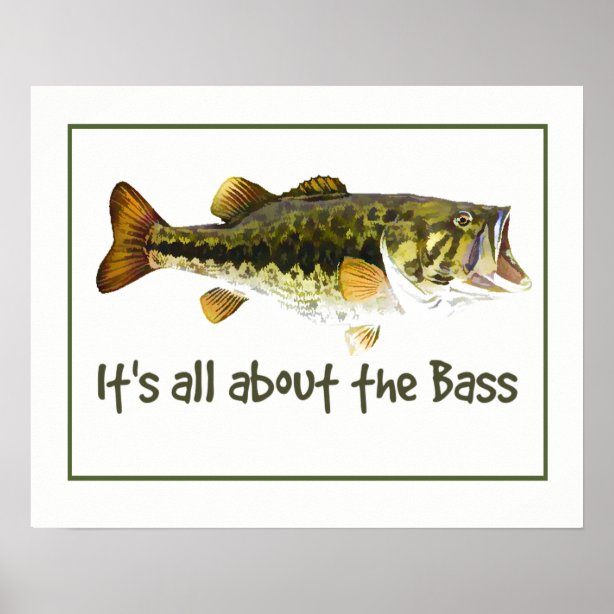 Bass Fishing Posters, Prints & Poster Printing | Zazzle CA