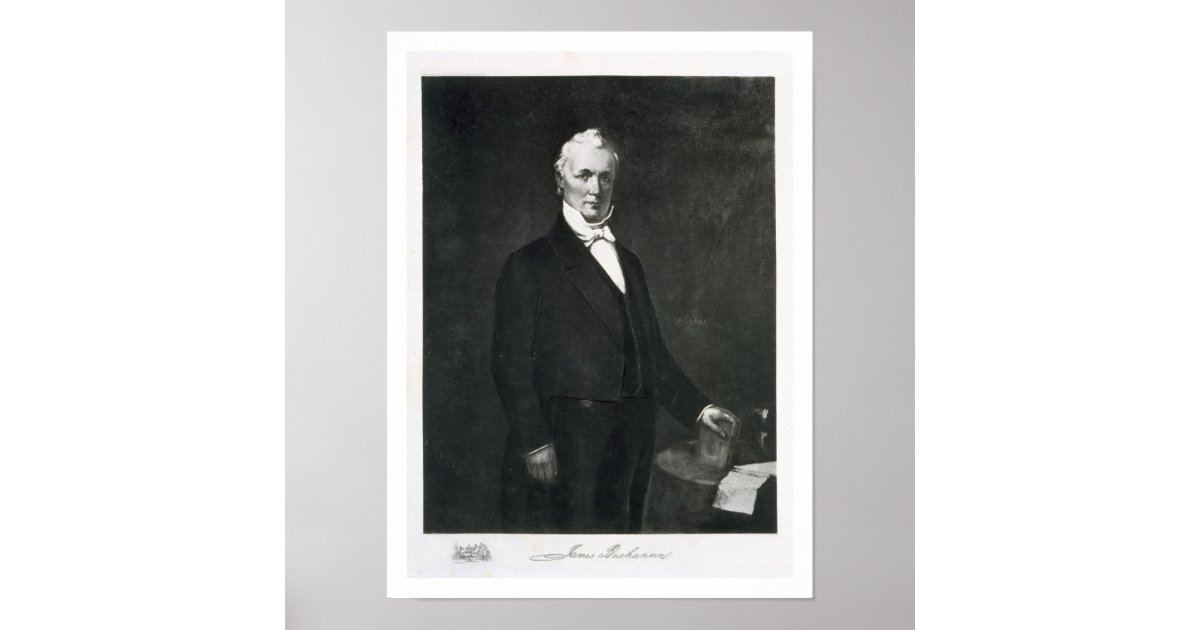 James Buchanan, 15th President of the United State Poster | Zazzle