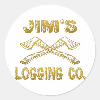 Logging Stickers, Logging Custom Sticker Designs
