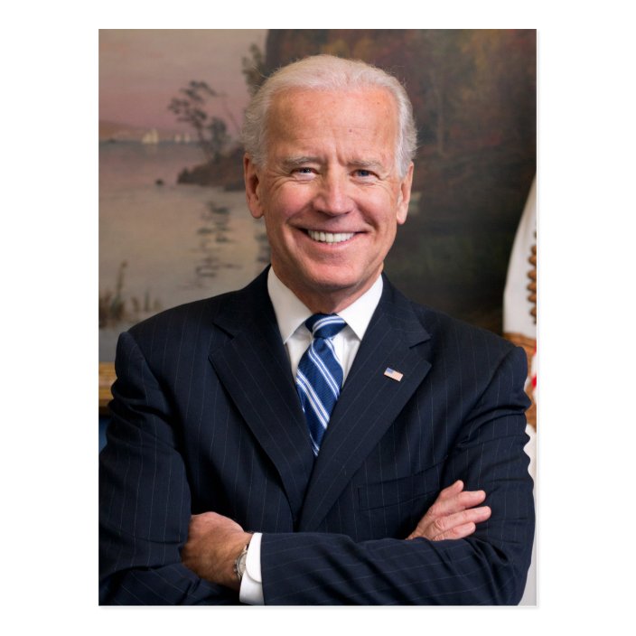 Joe Biden Official Presidential Portrait Postcard | Zazzle.ca