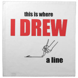 Line Drawing Napkins | Zazzle Canada