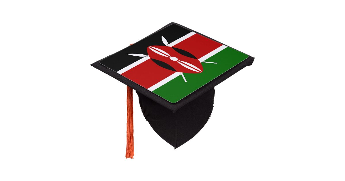 Kenya Flag Graduation Cap Topper | Zazzle