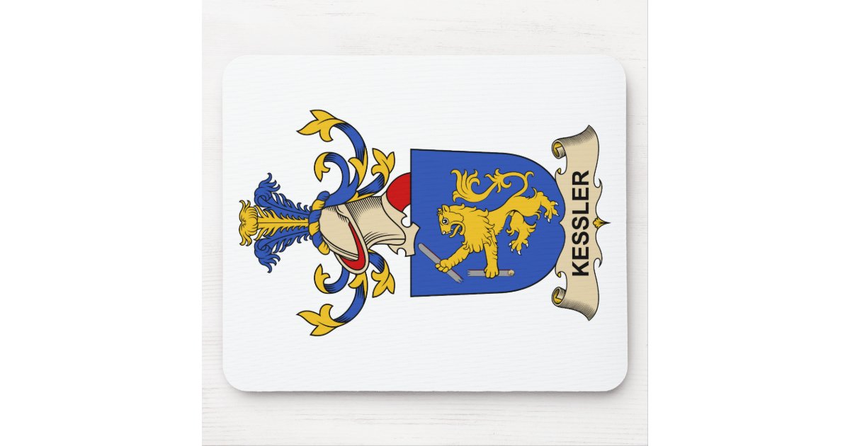 Kessler Family Crest Mouse Pad | Zazzle