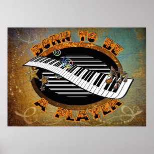 Piano Keyboard Posters, Prints & Poster Printing | Zazzle CA