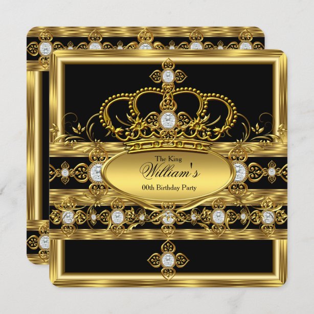 Kings Crown Invitations | Zazzle CA