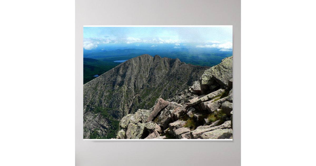 Knife Edge, Baxter State Park, Maine Poster | Zazzle