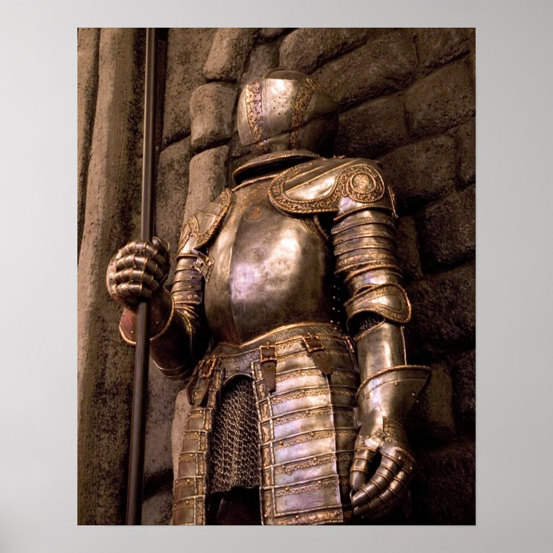 Knight in Armour Poster | Zazzle
