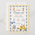 La Dolce Vita Spritz & Stacks Mahjong Party Invitation | Zazzle