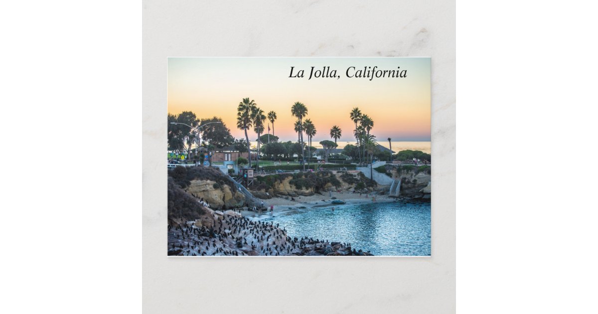 La Jolla California Coastline Postcard | Zazzle