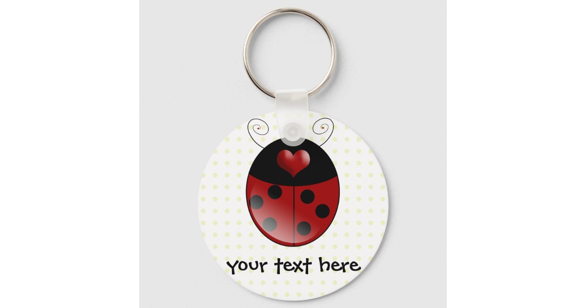Ladybug Gifts Keychain | Zazzle