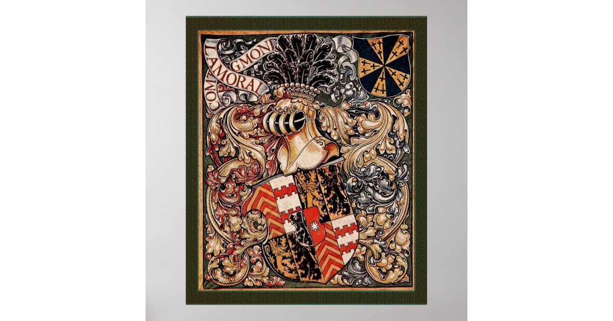 Lamoral, Count of Egmont (Vintage Coat of Arms) Poster | Zazzle